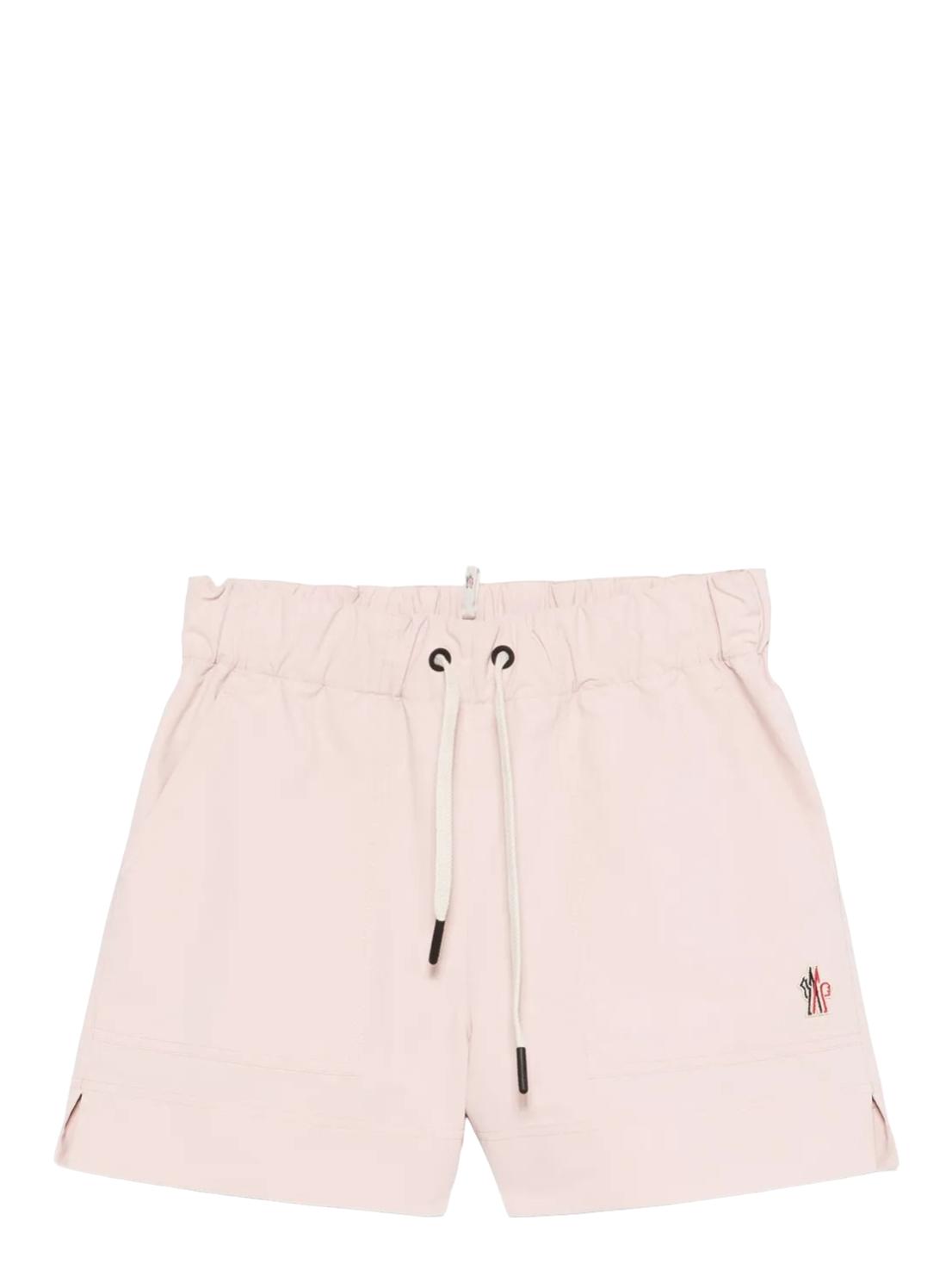 MONCLER Moncler Grenoble Logo Patch Drawstring Shorts
